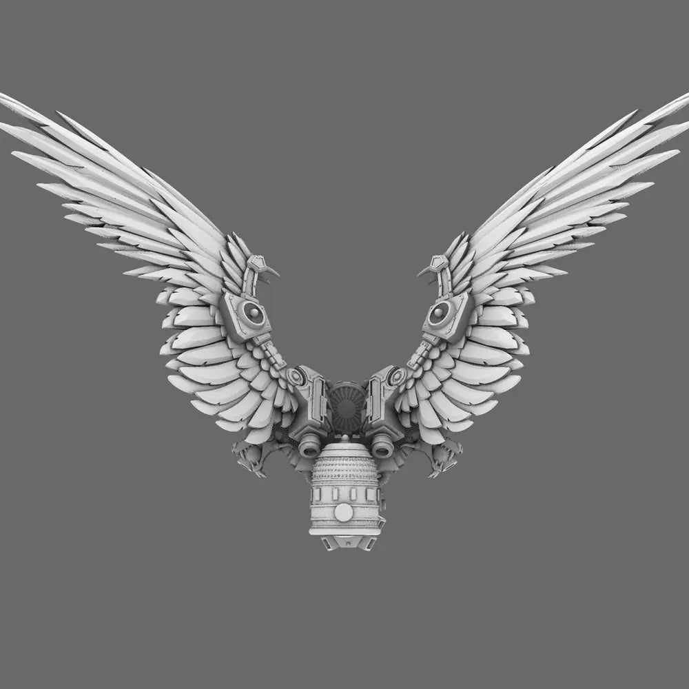 Cyber Samurai Dragon King Jetpack – BW Terrain & Forge